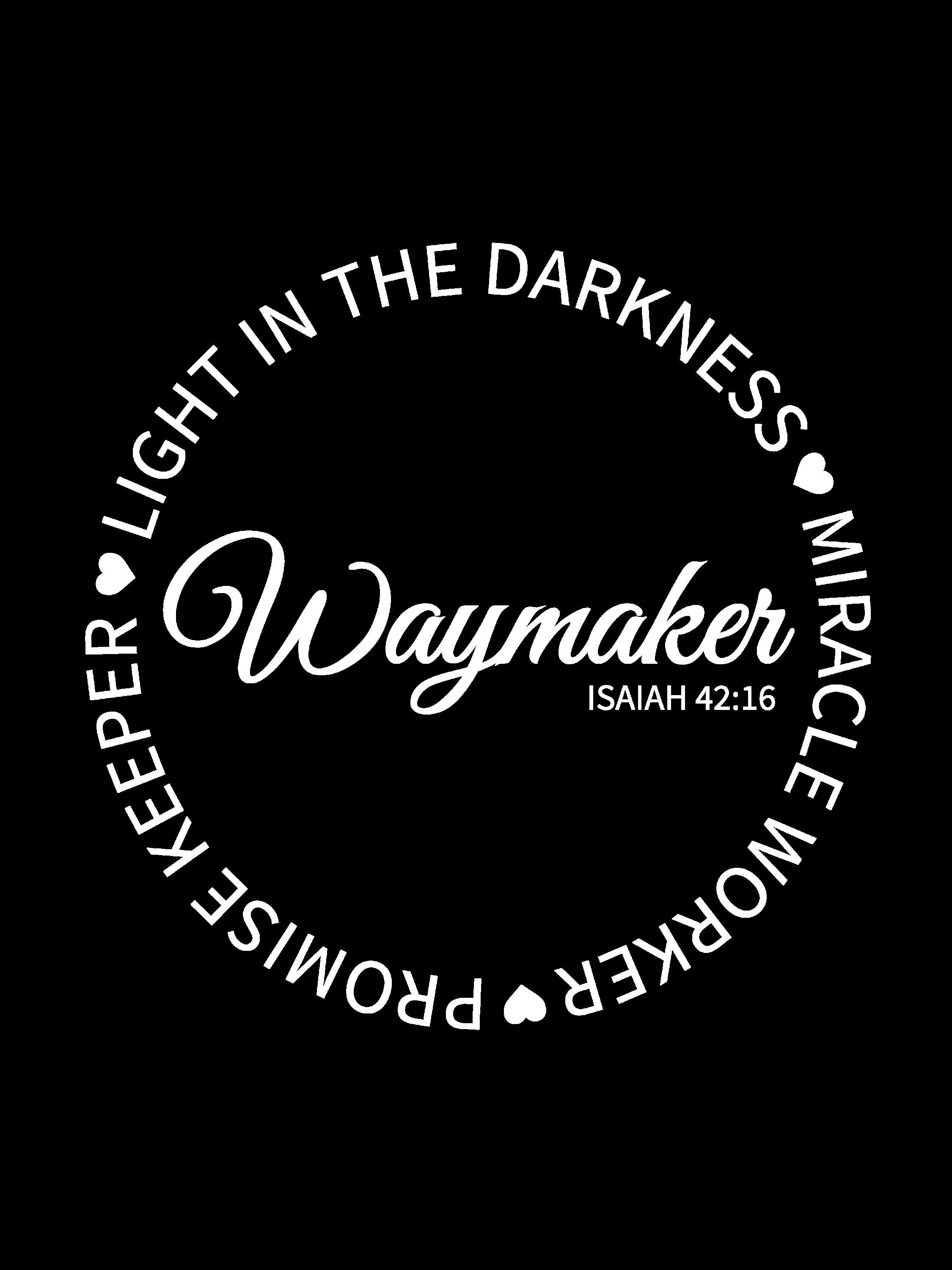 Waymaker Circle svg, T-Shirt For Christian Women svg, Bible svg, Promi ...